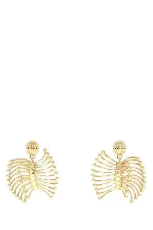 Miu Miu Metal Earrings - Gold