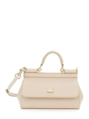 Dolce & Gabbana Sicily Leather Handbag - Pink