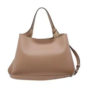 TOD'S Medium Leather Handbag With T Timeless Charm