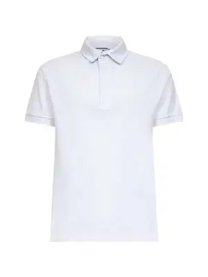 Etro White Cotton Piquet Polo Shirt - Multicolor