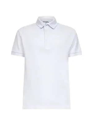 Etro White Cotton Piquet Polo Shirt - Multicolor