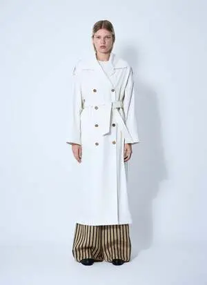 Max Mara Trench Coat - White