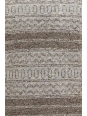 Brunello Cucinelli Fair Isle Knit Turtleneck Sweater - Gray