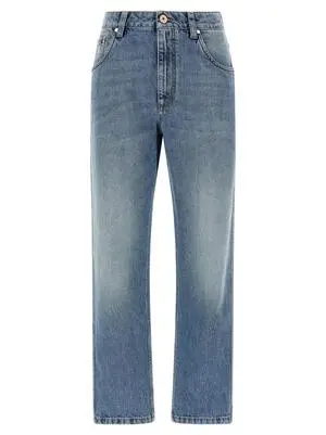 Brunello Cucinelli The Straight Leg' Jeans - Blue