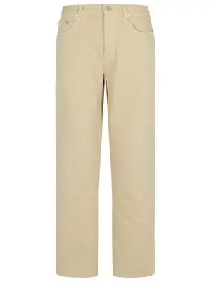 Burberry Cotton Jeans - Cream