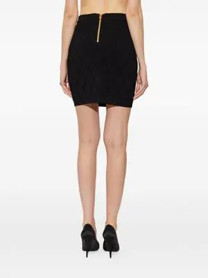 Balmain Quilted Mini Skirt - Multicolor