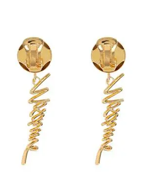 Moschino Earrings - Gold