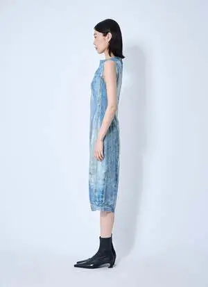Acne Studios Printed Sequin Midi Dress
