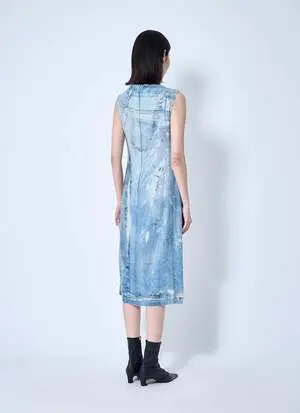 Acne Studios Printed Sequin Midi Dress