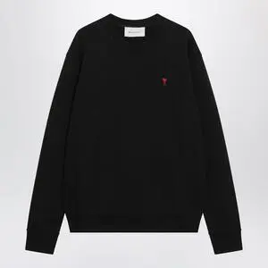 AMI Paris De Coeur Sweatshirt - Black