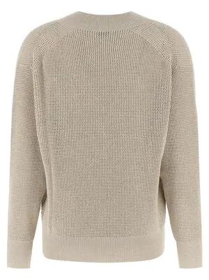 Brunello Cucinelli Metallic Pullover - Cream