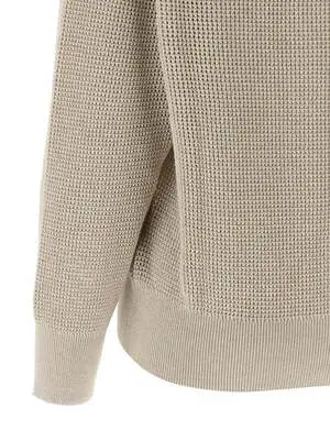 Brunello Cucinelli Metallic Pullover - Cream