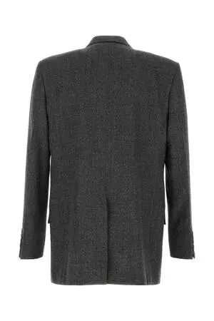 Gucci Melange Charcoal Wool Blazer