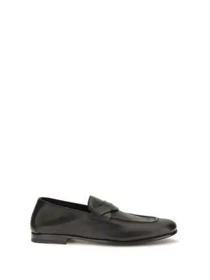 TOM FORD Gigi Loafers With Woven Strap - Black