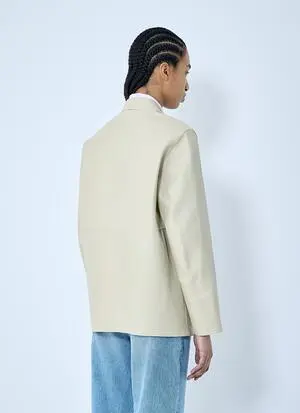 TOTEME Clean Leather Blazer - Multicolor