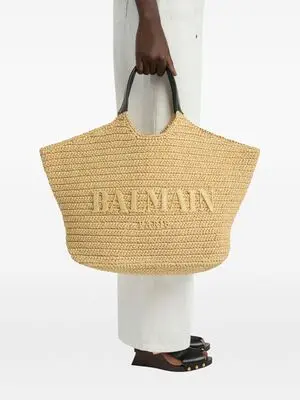 Balmain Large Crochet Tote Bag - Multicolor