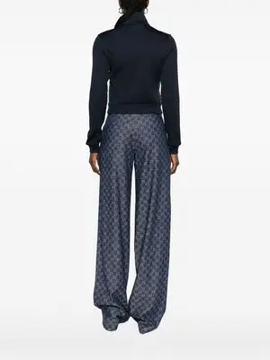 Gucci Web Detail Cotton Blend Sweatshirt