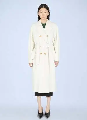 Max Mara Madame 101801 Coat - White