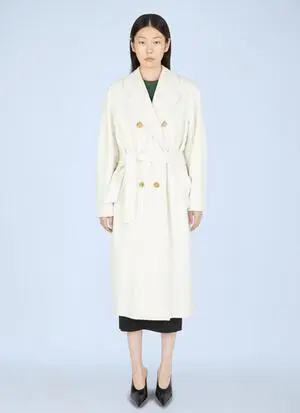 Max Mara Madame 101801 Icon Coat - White