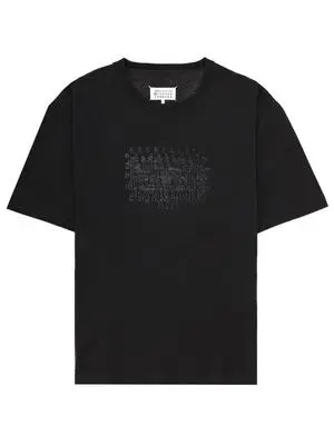 MAISON MARGIELA T-shirt Con Stampa - Black