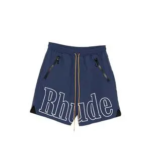 Rhude Track And Running Shorts - Blue