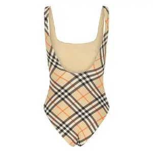 Burberry Neutrals Beachwear One-pieces