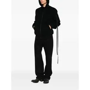 ANN DEMEULEMEESTER Textured Wool-blend Bomber Jacket
