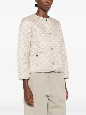 Max Mara Quilted Blouson Jacket - Multicolor