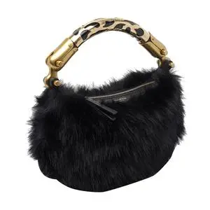 Balmain Mini Ebene Handbag