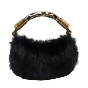 Balmain Mini Ebene Handbag