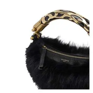 Balmain Mini Ebene Handbag