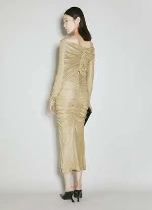 Dolce & Gabbana Lurex Mesh Midi Dress