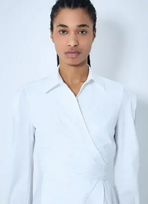 Max Mara Poplin Shirt Dress - White