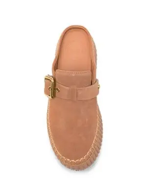 Chloé Nama Suede Leather Slippers - Multicolor