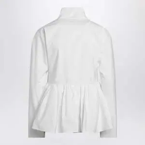 Alaïa Cotton Poplin Peplum Jacket