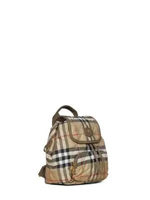 Burberry Sand Beige Horseshoe Mini Backpack