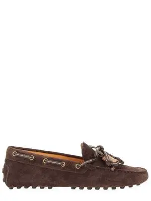 TOD'S Mocassino In Suede - Brown