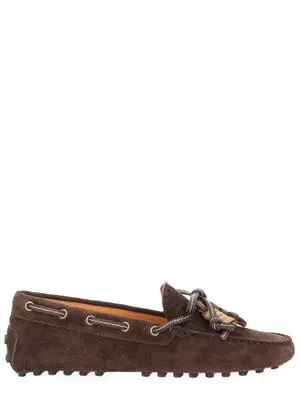 TOD'S Mocassino In Suede - Brown
