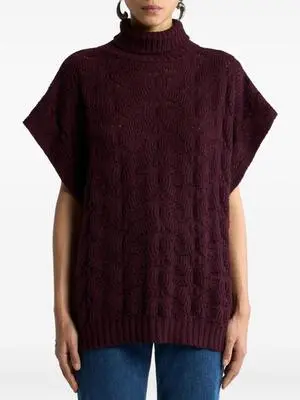 Etro Wool Blend Turtleneck Sweater - Multicolor