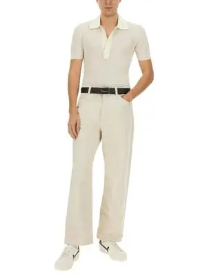 TOM FORD Cotton And Silk Polo Shirt