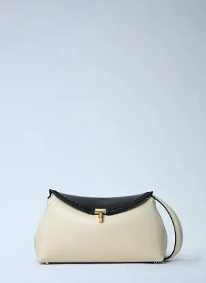 TOTEME T-lock Embroidered Leather Clutch Bag - Multicolor