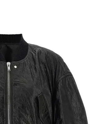 Rick Owens Secchia Cropped Flight' Bomber Jacket