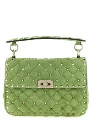 Valentino Garavani Valentino Garavani Women Valentino Garavani 'Rockstud Spike' Shoulder Bag Green