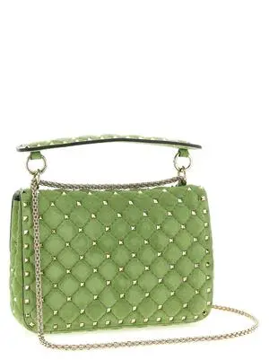 Valentino Garavani Rockstud Spike Shoulder Bag - Green