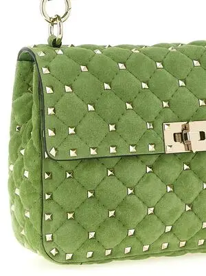 Valentino Garavani Rockstud Spike Shoulder Bag - Green