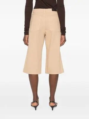 LEMAIRE Cotton Bermuda Shorts - Multicolor