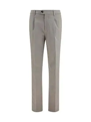Brunello Cucinelli Cotton Blend Chino Pants - Green