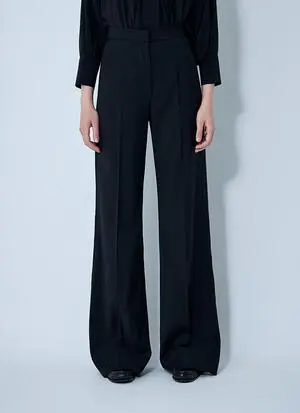 Max Mara Tailored Wool Pants - Black