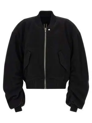 Rick Owens Secchia Flight' Bomber Jacket - Black