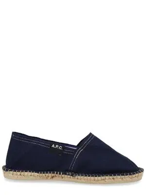 A.p.c. A.P.C. Women Espadrilla In Tela Blue